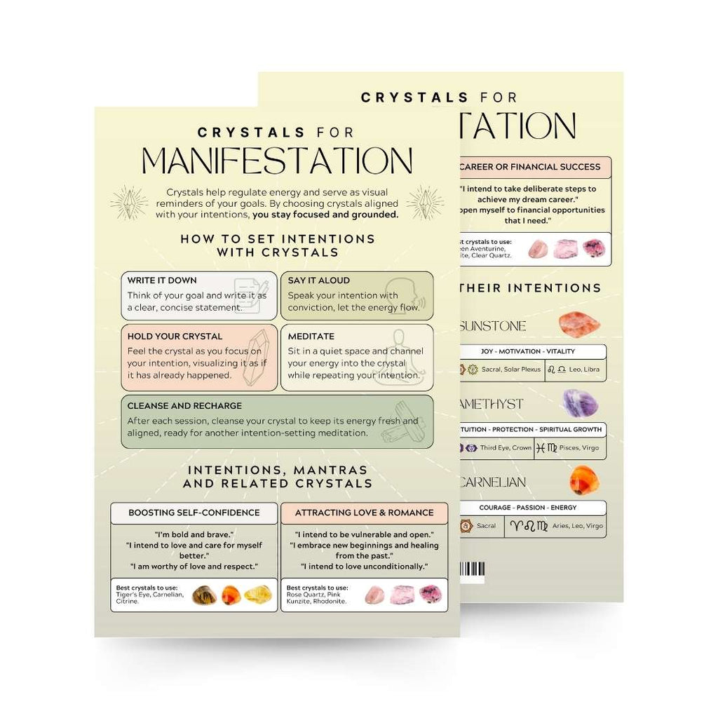 QuickStudy Guide 2.0 - Crystals for Manifestation (PDF File) – Stonebridge Imports