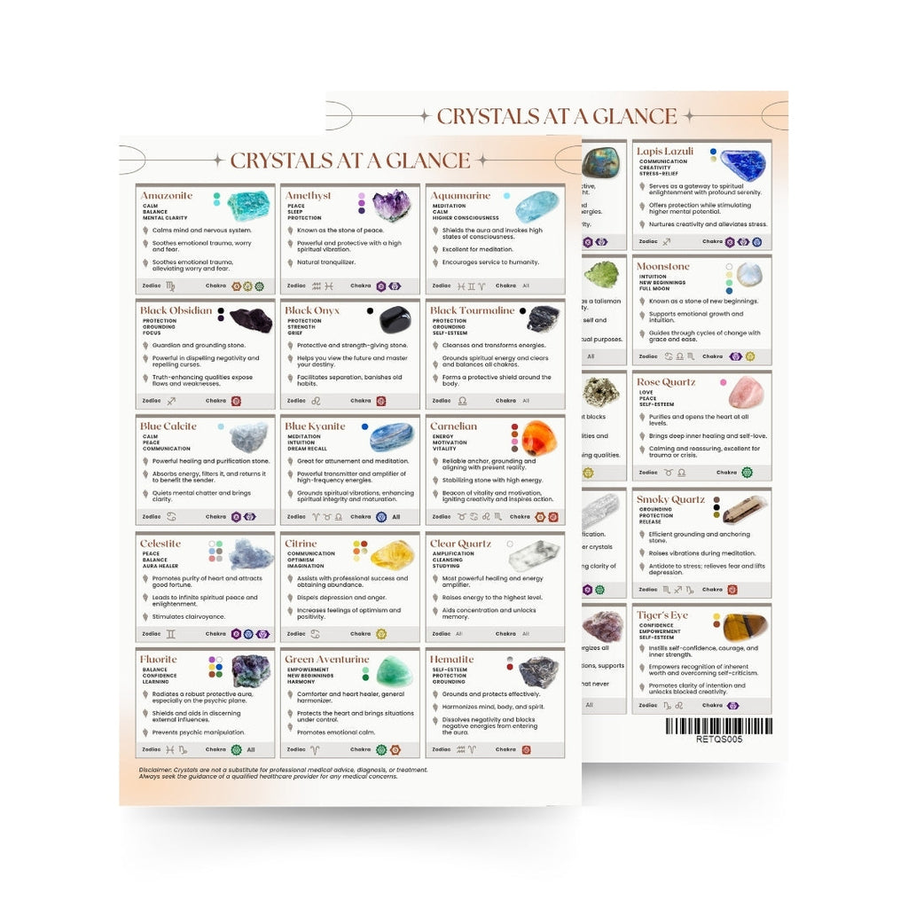 QuickStudy Guide 2.0 - Healing Crystals (PDF File) – Stonebridge Imports
