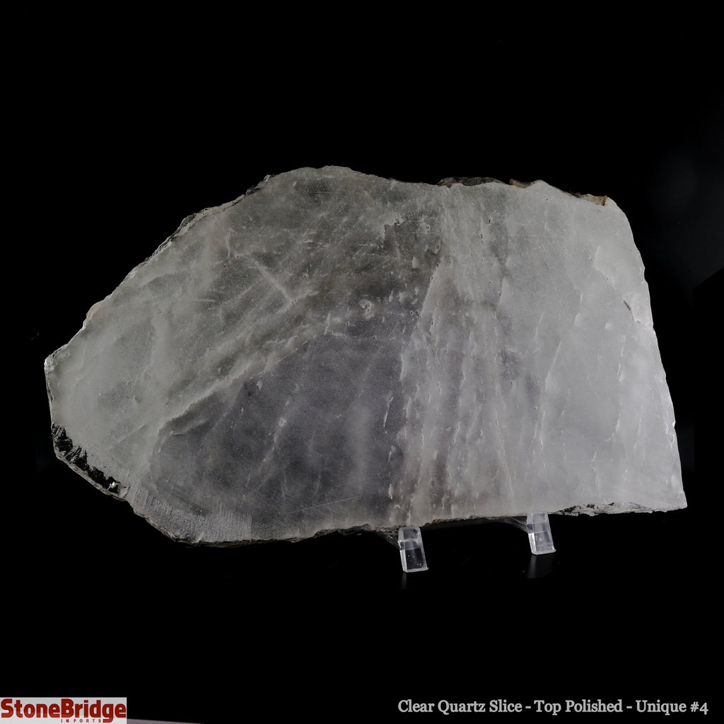 Unique Clear Quartz Slice – Stonebridge Imports