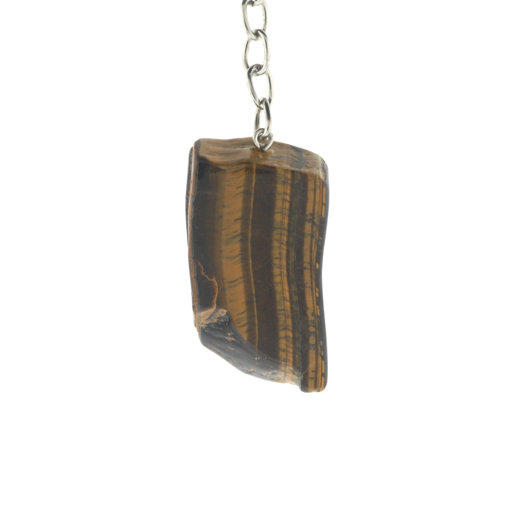 Tiger Eye Slice keychains – Stonebridge Imports
