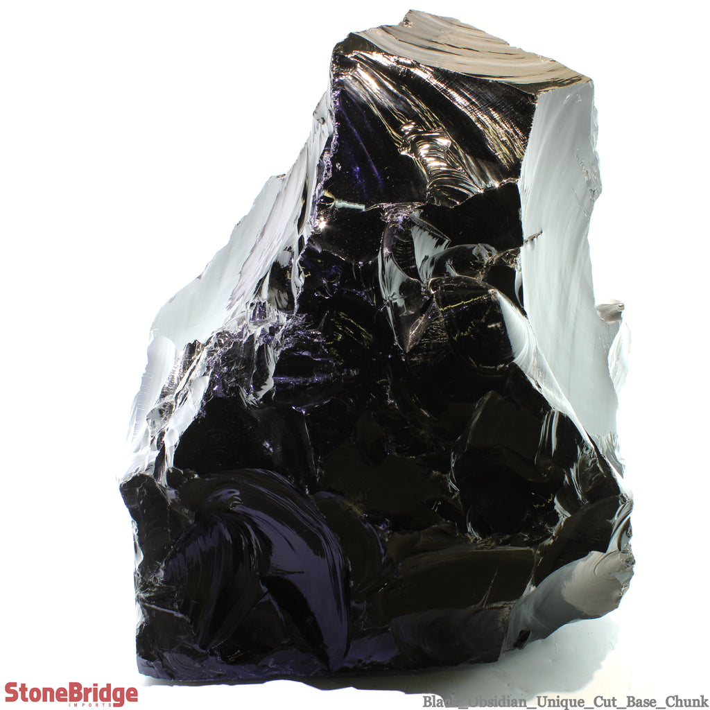 Obsidian Black Boulder Cut – Stonebridge Imports